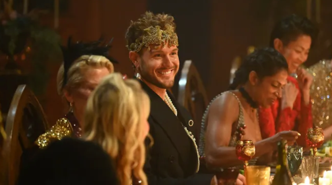 Colton Underwood of 'The Traitors' season 4 out of the game and speaki ...
