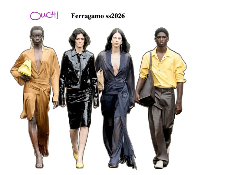 Ferragamo Spring 2026: Elegance in Motion (REVIEW) – OUCH! MAGAZINE