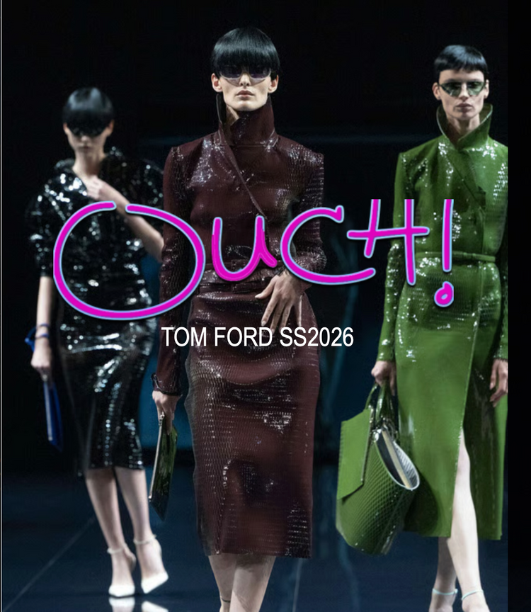 Tom Ford Spring/Summer 2026 Runway Show at Paris Fashion Week: A Bold ...