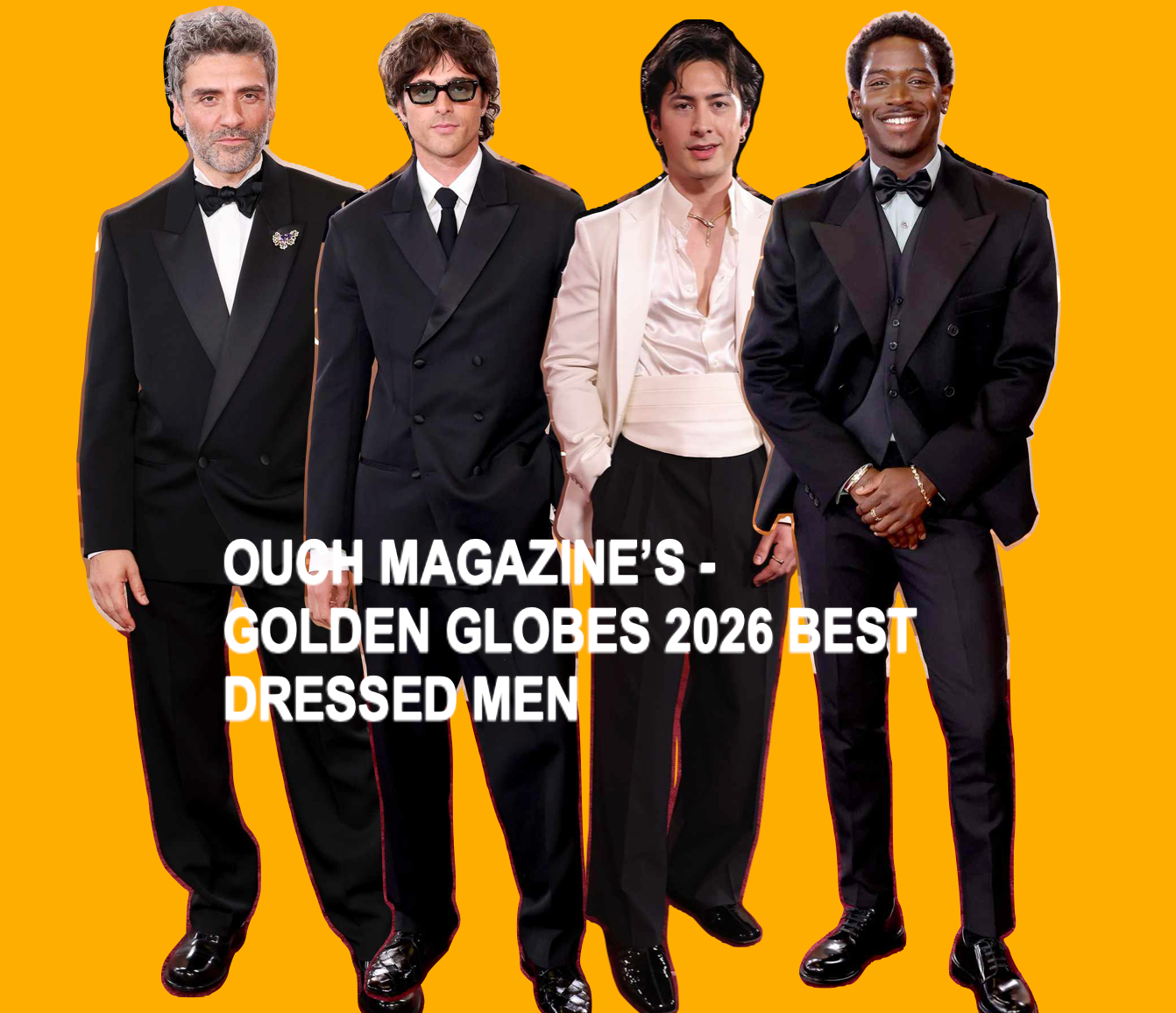 Best Dressed at the Golden Globes 2026 (Men) – OUCH! MAGAZINE