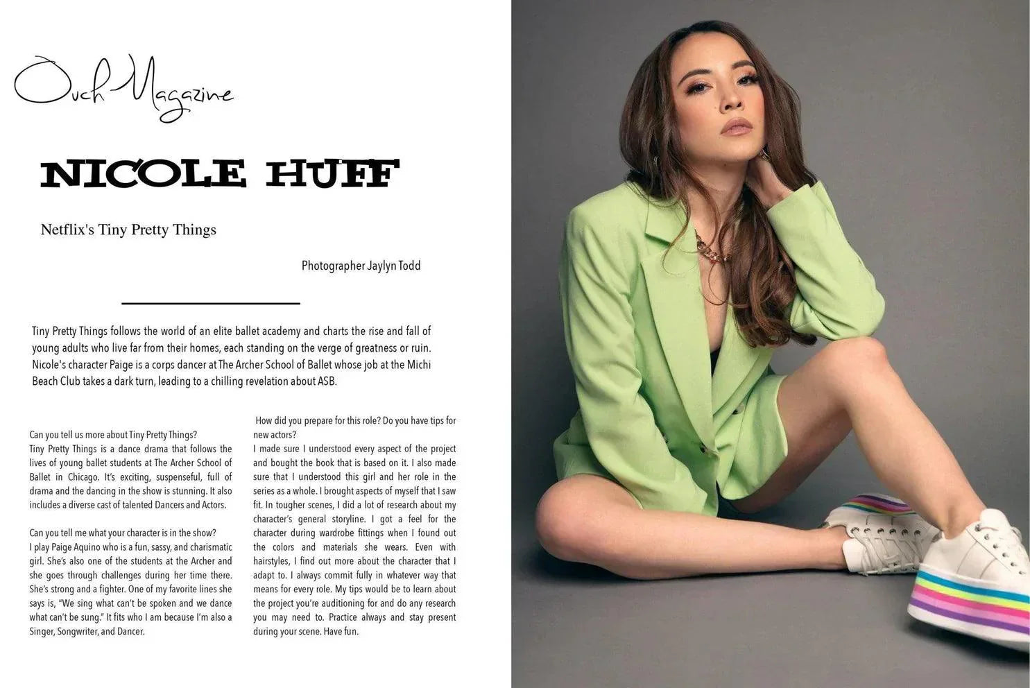 Nicole Huff Netflix's Tiny Pretty Things – OUCH! MAGAZINE